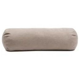 G&ouml;zze Nackenrolle G&Ouml;ZZE "Darco" Gr. 1, grau (taupe), B:20cm L:60cm, Polyester, Funktionskissen, Nackenrolle