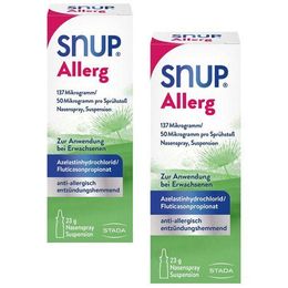 STADA Snup Allerg 137 &mu;g/50 &mu;g pro Spr&uuml;hsto&szlig; Nasenspray Set 2x23 g