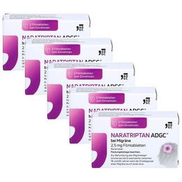 Naratriptan Adgc bei Migr&auml;ne 2,5 mg Filmtabletten 5x2 St