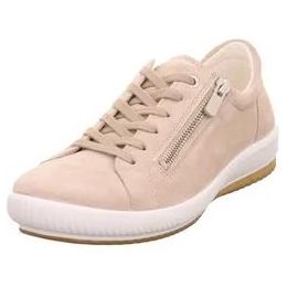 Sneaker Legero "TANARO 5.0", Damen, Gr. 41, beige (tasso (beige)), Veloursleder, unifarben, Schuhe Sneaker, Komfortschuh, Freizeitschuh, Schn&uuml;rschuh mit Rei&szlig;verschluss