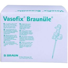 ToRa Pharma Vasofix Braun&uuml;le 22 G 25 mm blau 50 St
