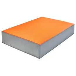 Weichbodenmatte "H&uuml;pfpolster S, Plane Outdoor", orange, HIPP-HOPP - DAS H&Uuml;PFPOLSTER, Sportmatten, Kinder, B/H/L: 70cm x 17cm x 97cm, H&uuml;pfmatte; 97x70x17 cm; Made in Germany, B:70cm H:17cm L:97cm