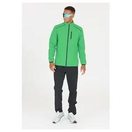 Laufjacke Endurance "Hugoee", Herren, Gr. XXL, gr&uuml;n (neongr&uuml;n), 100% Polyester, unifarben, normal, hoch geschlossener Ausschnitt, Jacken, in winddichter und atmungsaktiver Qualit&auml;t