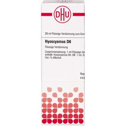 DHU-Arzneimittel Hyoscyamus D 6 Dilution 20 ml