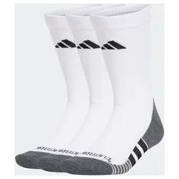 Funktionssocken Adidas PERFORMANCE "PRF C CC CRW 3P", Damen, Gr. XXL (49/51), schwarz-wei&szlig; (wei&szlig;, schwarz), Obermaterial: 56% Polyester, 40% Baumwolle, 3% Elasthan, 1% sonstige Fasern, Socken