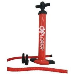 Handpumpe EXPLORER "SUP Doppelhubkolbenpumpe", rot, PumpenB:27,5cm H:62cm, B:27,5cm H:62cm