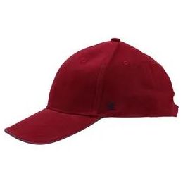 Baskenm&uuml;tze Casamoda "Casamoda Cap uni", Damen, rot, 100% Baumwolle, M&uuml;tzen