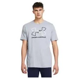 T-Shirt Under Armour "UA GL FOUNDATION UPDATE SS", Herren, Gr. 3XL, grau, Single Jersey, Obermaterial: 60% Baumwolle, 40% Polyester, unifarben, normal, Rundhals, eng eingefasste Kante, Shirts T-Shirt, gerade Passform, kurze &Auml;rmel, mit Logodruck, pflegeleicht