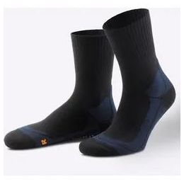 Wandersocken Camano, Damen, Gr. 3, blau (marine), 34% Polyester, 33% Polyacryl, 21% Polyamid, 10% Wolle, 2% Elasthan, Socken