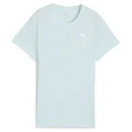 Laufshirt Puma "W RUN VELOCITY TEE (TRI-BLEND)", Damen, Gr. XL, sea glass, Jersey, Obermaterial: 50% Polyester, 25% Baumwolle, 25% Viskose, regular fit normal, Rundhals, Shirts Laufshirt, ergonomische Schnittf&uuml;hrung, regul&auml;re Passform, mit Flatlock-N&auml;hten