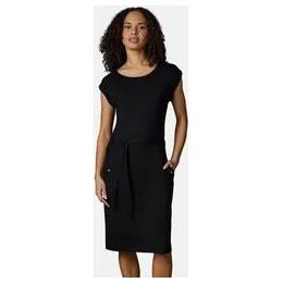 Sommerkleid Ragwear "Taggien", Damen, Gr. XXL (44), Normalgr&ouml;&szlig;en, schwarz, Material: 95% Viskose, 5% Elasthan, figurumspielend knielang, Rundhals, &Auml;rmel ohne &Auml;rmelschlitz, Kleider Sommerkleid, Knielanges, leichtes Midikleid