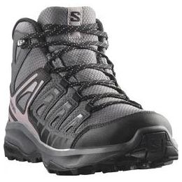 Wanderschuh Salomon "EXTEGRA MID GORE-TEX W", Damen, Gr. 40, excalibur, nine iron, nirvana, Synthetik, Textil, Schuhe Wanderschuh, wasserdicht dank Gore-Tex Membrane, Topseller