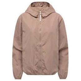 Outdoorjacke Ragwear "Vinzie C", Damen, Gr. S (36), lila (mauve), 100% Polyester, l&auml;ssig geschnitten h&uuml;ftlang, hoch geschlossener Ausschnitt, &Auml;rmel ohne &Auml;rmelschlitz elastischer Bund mit Gummizug, Jacken Outdoorjacke, Extraleichte &Uuml;bergangsjacke mit Kapuze