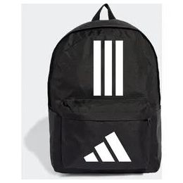 Rucksack Adidas PERFORMANCE "CLASSIC BACK TO SCHOOL 3-STREIFEN", schwarz-wei&szlig; (schwarz, wei&szlig;), Rucks&auml;cke, Obermaterial: 100% Polyester, Rucksack