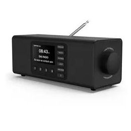 Hama Digitalradio (DAB+) "DAB-Radio (mit Bluetooth, Stereo, Digitalradio, FM/DAB+, Radiowecker)", schwarz, Radios