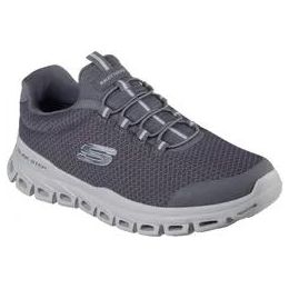 Slip-On Sneaker Skechers "GLIDE-STEP", Herren, Gr. 48,5, grau, Textil, Schuhe, Trekkingschuh, Freizeitschuh, Sneaker zum Schlupfen, Topseller