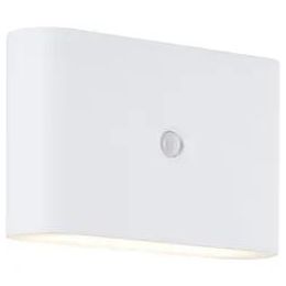 LED Au&szlig;en-Wandleuchte Brilliant "Xino", wei&szlig;, B:16cm H:9cm T:6cm, Leuchten, Akku-Leuchte, 330 lm, 3000K, magnetische Anbringung, Up-Downlight, USB