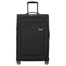 Weichgep&auml;ck-Trolley Samsonite "AIREA, verschiedene Gr&ouml;&szlig;en und Farben", Gr. B/H/T: 43cm x 67cm x 26cm 73,5 l, schwarz, Nylon, unifarben, Koffer, mit Volumenerweiterung, mit mehreren Tragegriffen, mit Fronttasche
