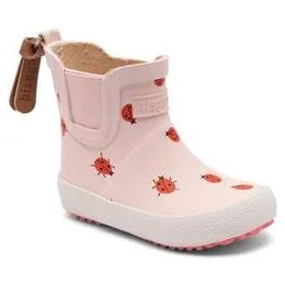 Gummistiefel bisgaard "baby rubber", M&auml;dchen, Gr. 25, rosa marienk&auml;fer, Gummi, gemustert, Schuhe Gummistiefel, Babyschuh mit Stretcheinsatz, Gr&ouml;&szlig;enschablone zum Download