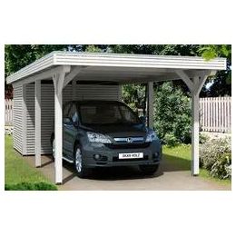 Skan Holz Einzelcarport SKANHOLZ "Spessart", wei&szlig;, B/H/T: 220cm x, Carports