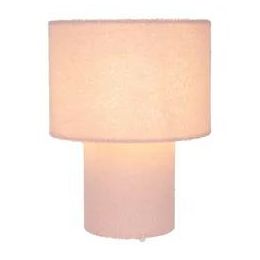 N&auml;ve N&Auml;VE Tischleuchte "Fluffy", rosa, 1, &Oslash; 23cm H: 31cm, 1 Stk., Leuchten, fluffiger Pl&uuml;schbezug, H:31cm D:23cm, Zuleitung mit Kippschalter, E27, Tischleuchte
