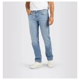 Regular-fit-Jeans MAC "Ben", Herren, Gr. 35, L&auml;nge 34, blau (blau stone), Denim/Jeans, Obermaterial: 99% Baumwolle, 1% Elasthan, Jeans