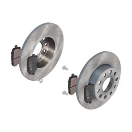Blue Print Bremsensatz, Scheibenbremse vkbs0380 Hinterachse voll 260mm f&uuml;r Skoda VW SEAT Audi