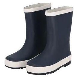 Gummistiefel XQ FOOTWEAR "KINDER STIEFEL", M&auml;dchen, Gr. 21/22, blau (navy), Obermaterial: 100% Gummi, unifarben, Schuhe Gummistiefel, Wasserdichte Regenstiefel mit herausnehmbarer Sohle