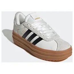 Sneaker Adidas SPORTSWEAR "VL COURT BOLD", Herren, Gr. 42, core wei&szlig;, core schwarz, orbit grau, Synthetik, Textil, Schuhe Sneaker, mit Satin-Laces, Design auf den Spuren des Adidas Gazelle Bold
