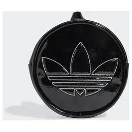 Rucksack Adidas ORIGINALS "ADICOLOR PREMIUM ROUND", schwarz, Rucks&auml;cke, Obermaterial: 100% Polyurethan, Rucksack