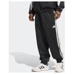 Sporthose Adidas SPORTSWEAR "M STADIUM PT", Herren, Gr. XXL, N-Gr, schwarz-wei&szlig; (schwarz, sanftes wei&szlig;, normal, gr.), Obermaterial: 67% Polyester, 33% Baumwolle, Hosen Sporthose