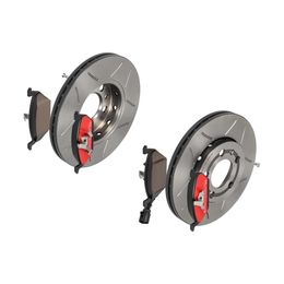Brembo Bremsensatz-Vorderachse MAX LINE SK8K0F0021 Bremsensatz, Scheibenbremse vorne rechts links innenbel&uuml;ftet 256mm f&uuml;r SKODA VW ROEWE (SAIC) (SVW)