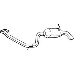 BOSAL Endschalld&auml;mpfer 228159 f&uuml;r TOYOTA