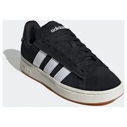 Sneaker Adidas SPORTSWEAR "GRAND COURT ALPHA", Herren, Gr. 42, schwarz-wei&szlig; (core schwarz, ftwr wei&szlig;, gum10), Leder, Synthetik, Schuhe Sneaker, Design inspiriert vom Adidas Campus 00, Topseller