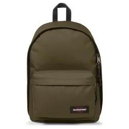 Freizeitrucksack Eastpak "OUT OF OFFICE", Gr. B/H/T: 29,5cm x 44cm x 22cm, gr&uuml;n (army olive), Polyester, Basic, Rucks&auml;cke Freizeitrucksack, Unisex Cityrucksack, Arbeitsrucksack, Schulrucksack mit Logo-Aufn&auml;her