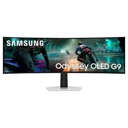 Samsung LED-Monitor "LS49DG910SUXEN", Energieeffizienz: G (A-G), silber, B:47cm H:23,7cm T:134,5cm, Monitore