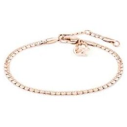 Armband ECHTZEIT "Schmuck Geschenk Edelstahl Armkette The Sleek One", rosa (ros&eacute;goldfarben), Armb&auml;nder, Damen, 21cm, Edelstahl, Armband