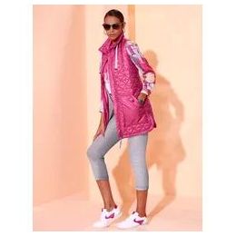 CR&Eacute;ATION L Steppweste CREATION L, Damen, Gr. 48, pink (fuchsia), 100% Polyester, Wattierung:100% Polyester, unifarben, Westen Steppweste