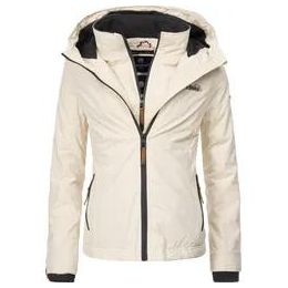 Outdoorjacke Marikoo "Erdbeere", Damen, Gr. M (38), braun, Oberstoff: 100% Polyester. Futter: 100% Polyester. Wattierung: 100% Polyester. &Auml;rmelfutter: 100% Polyester, clean, tailliert h&uuml;ftbedeckend, &Auml;rmel ohne &Auml;rmelschlitz Rippstrickb&uuml;ndchen kontrastfarben, Jacken Outdoorjacke, sportliche Funktionsjacke mit Kapuze