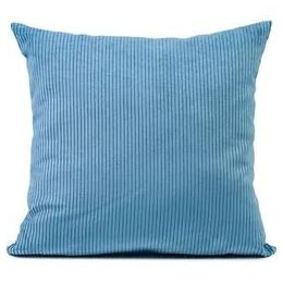 G&ouml;zze Dekokissen G&Ouml;ZZE "Capri Cord", petrol, unifarben, B:60cm H:10cm L:60cm, Polyester, Dekokissen_Sitzkissen_Kissenh&uuml;llen