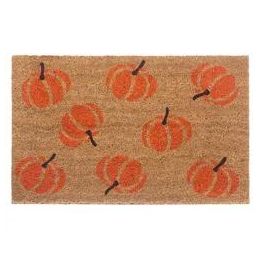 Fu&szlig;matte Hanse Home "Mix Mats Kokos Pumpkins, T&uuml;rmatte", bunt (braun, orange), B:75cm H:15mm L:45cm, Kokos, Teppiche, Fu&szlig;matte, Kokos, Schmutzfangmatte, Outdoor, Rutschfest, Innen, Kokosmatte, Flur