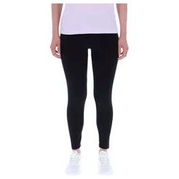Leggings Reebok "BRIE SMALL LOGO LEGGING", Damen, Gr. XL, N-Gr, schwarz, Obermaterial: 95% Baumwolle, 5% Elasthan, Hosen Leggings