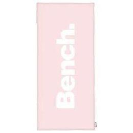Sporthandtuch Bench. "Bench", rosa, B:50cm L:110cm, Microfaser, Obermaterial: 100% Polyester, Handt&uuml;cher, Bench Fitnesstuch / Sports Towel mit &Uuml;berschlag & Tasche, 50x110 cm