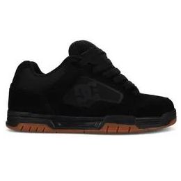 Schn&uuml;rschuh DC Shoes "DC Coiler", Herren, Gr. 10,5 (44), schwarz (schwarz, gum), Obermaterial:42.52% Leder, 34.74% Synthetikmaterial, 22.74% Microfaser;, Schuhe Schn&uuml;rschuh