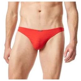 String Bruno Banani "CHECK LINE 2.0 STRING", Damen, Gr. 5M, rot (rot marine), Obermaterial: 90% Polyamid, 7% Elasthan, 3% sonstige Fasern, bequem, Unterhosen String