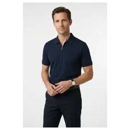 Poloshirt OLYMP "Casual", Herren, Gr. XXL, marine, Web, Obermaterial: 100% Baumwolle, regular fit normal, Shirts, regular fit