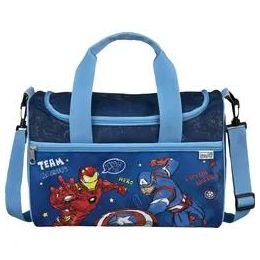 Sporttasche Scooli "Jurassic World", Kinder, Gr. B/H/T: 35cm x 23cm x 16cm, bunt (avengers), Polyester, bedruckt, Taschen Sporttasche