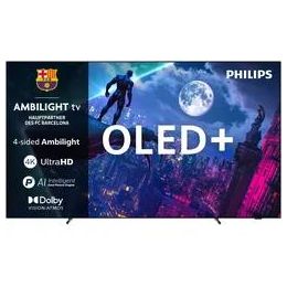 Philips OLED-Fernseher "65OLED950/12", Energieeffizienz: G (A-G), schwarz, 65, Fernseher