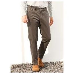 Br&uuml;hl 5-Pocket-Hose BR&Uuml;HL, Herren, Gr. 50, Normalgr&ouml;&szlig;en, schlamm, gepunktet, 98% Baumwolle, 2% Elasthan, unifarben, Hosen 5-Pocket-Hose