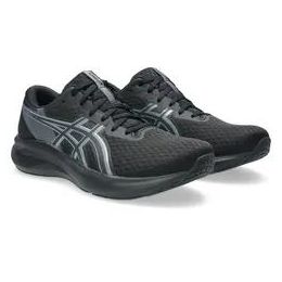 Laufschuh asics "PATRIOT 14", Damen, Gr. 47, schwarz (schwarz, metropolis), Textil, Schuhe Laufschuh, atmungsaktives Mesh-Obermaterial, Energiegeladene Mittelsohle